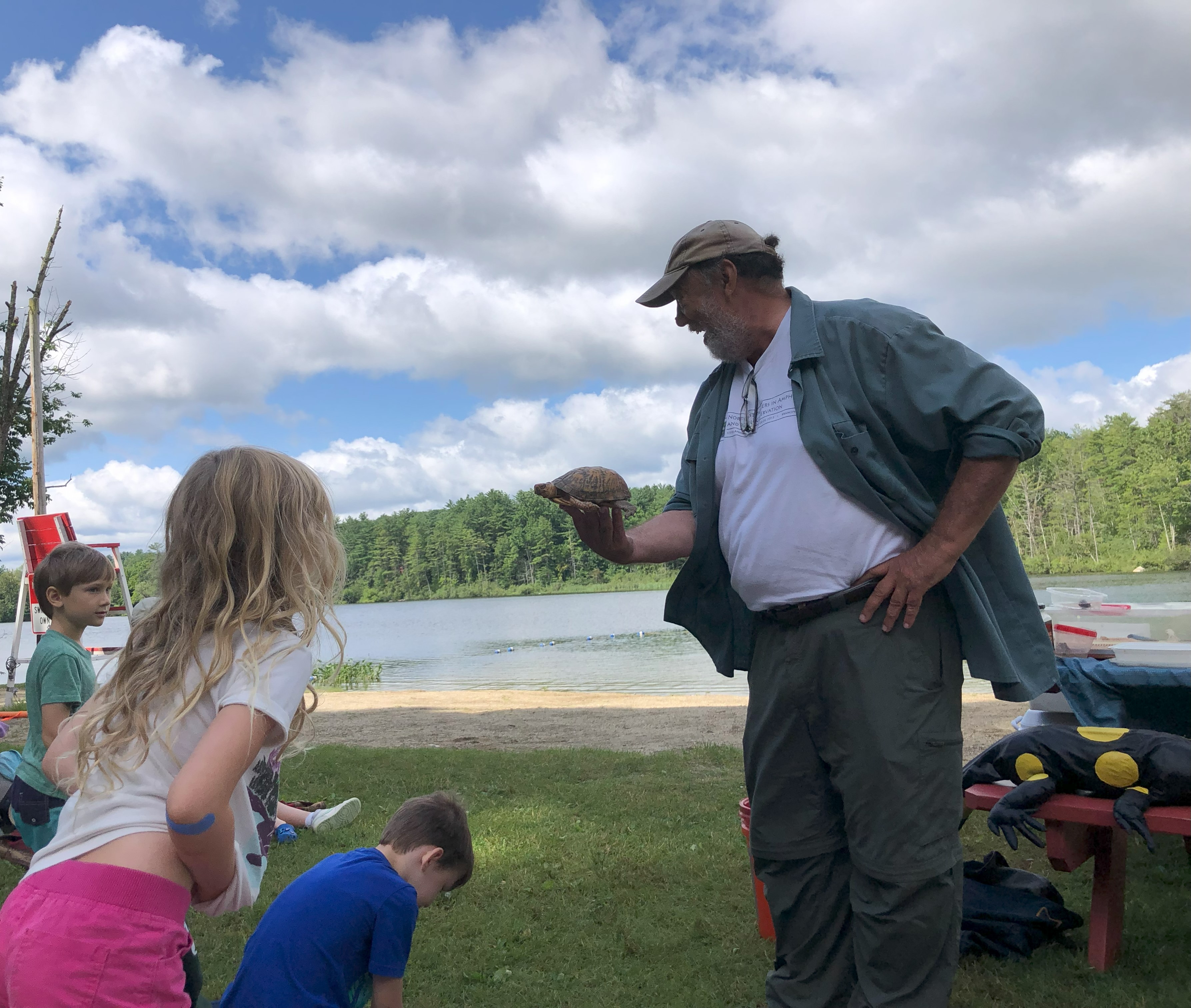 2023: Kids meet snakes, frogs and salamanders at Lake Mansfield ...