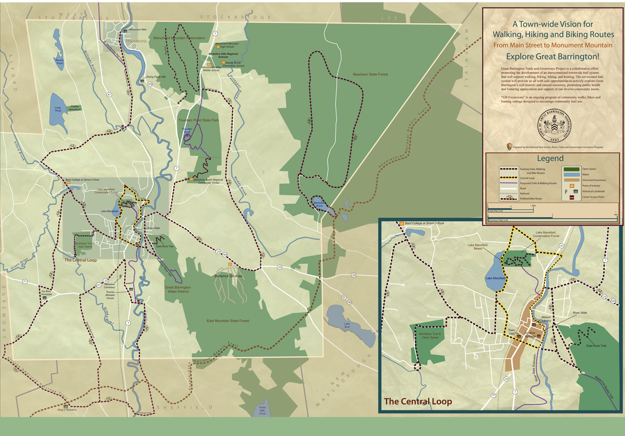 Trails in Tyringham, Massachusetts